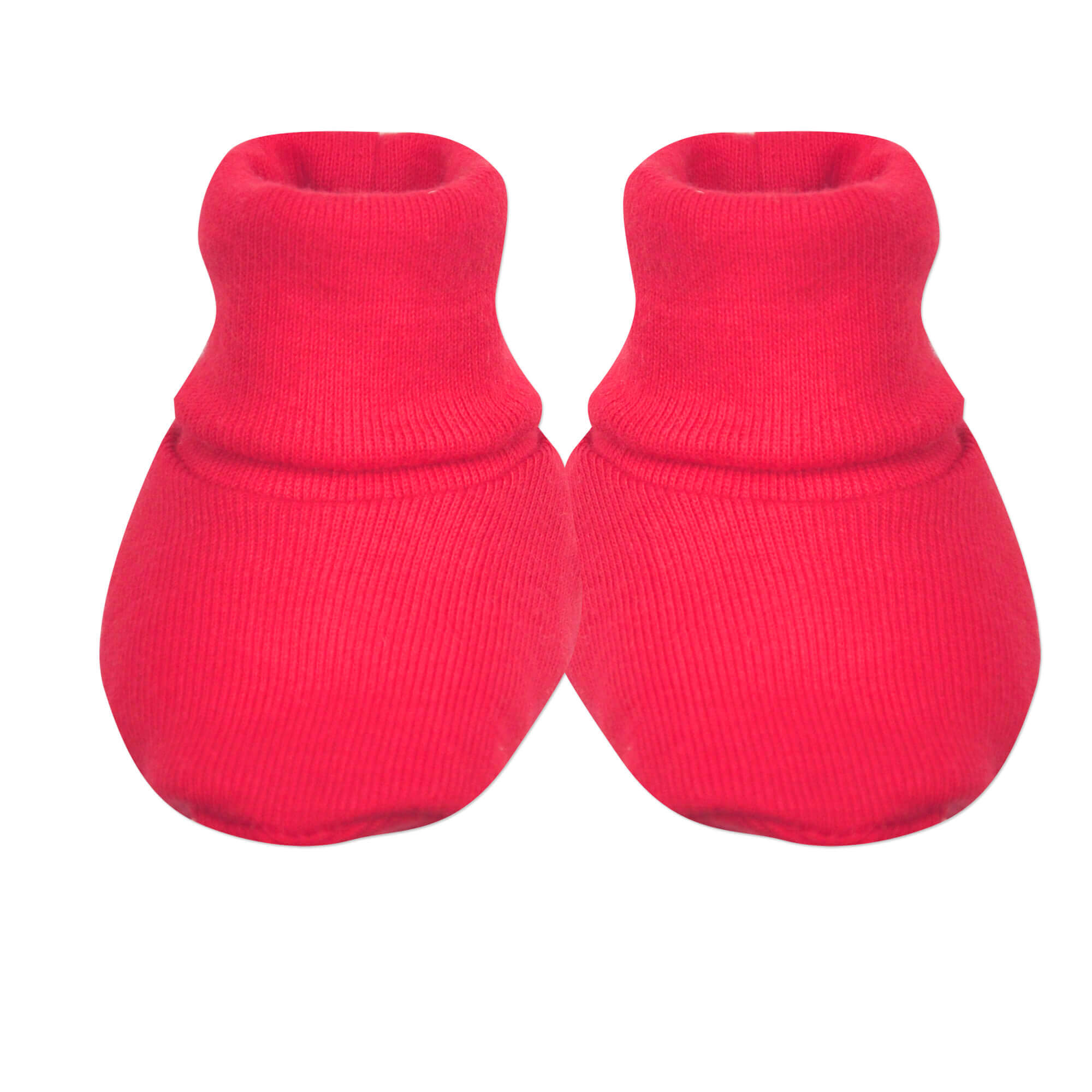 Solid Red Booties – Preemie Store